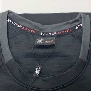 Spyder | Shirts | Spyder Active Mens Long Sleeve T Shirt Black | Poshmark